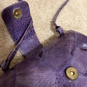 Bags | Purple Genuine Frog Skin Clutchcrossbody Bag | Poshmark
